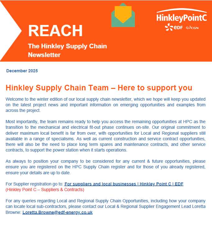 Newsletters Archive - Hinkley Supply Chain